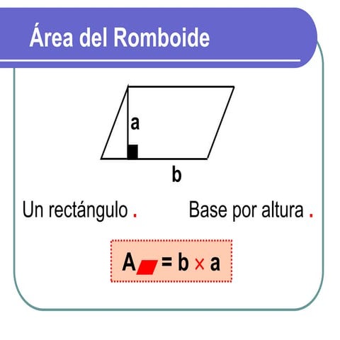 5º Área Romboide Rombo Trapecio Círculo.ppt