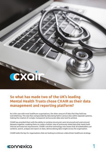 5 Reasons why South Staffordshire and Shropshire NHS Chose CXAIR | PPTX