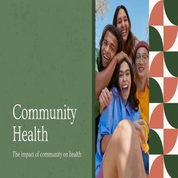 5 Reasons Why Strong Communities Make Us Healthier | PPT