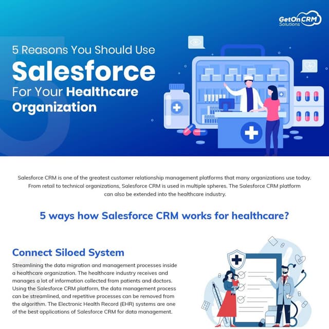 5 Reasons You Should Use Salesforce For Your Healthcare Organization | PDF