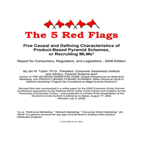 5 Red Flags2col 44pages2 Color Rev7 8 | PPT