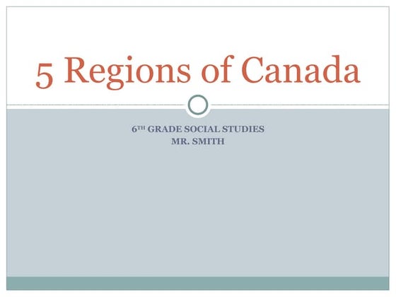 6 geographic regions | PPT | North America Travel | Travel Locations