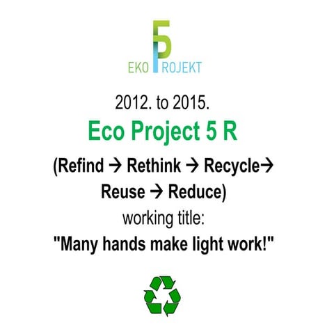 Eco Project 5R | PDF