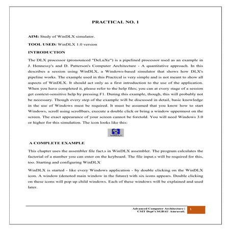 Advance Computer Architecture | PDF