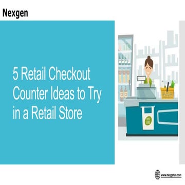5 retail checkout counter ideas to try in a retail store | PPT
