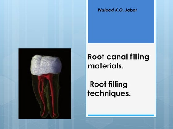 Root Canal Sealers | PPTX | Dental Health | Diseases and Conditions