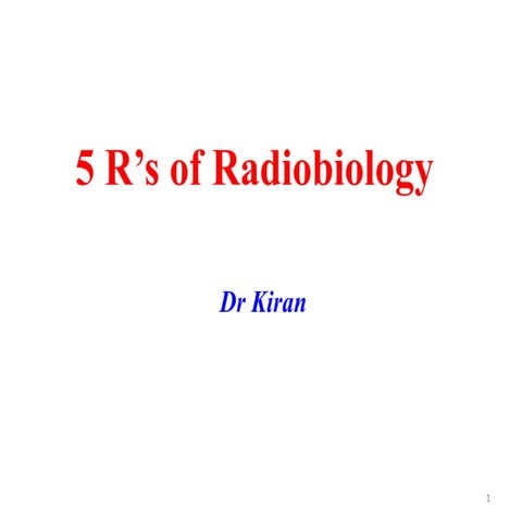 5 rs radiotherapy | PPTX