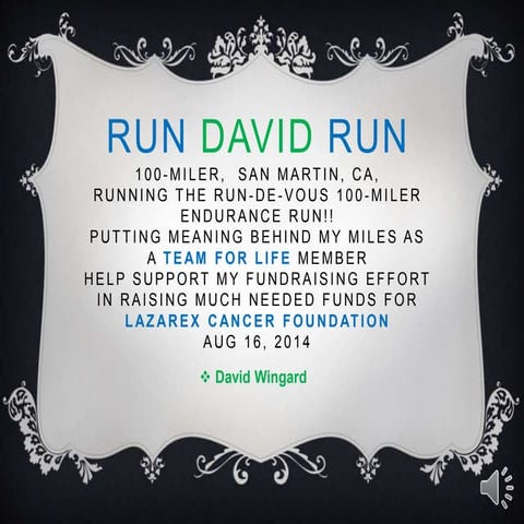 Run David Wingard Run | PPT