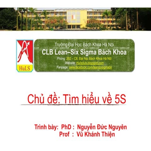 [Lean sigma] 5S | PPT