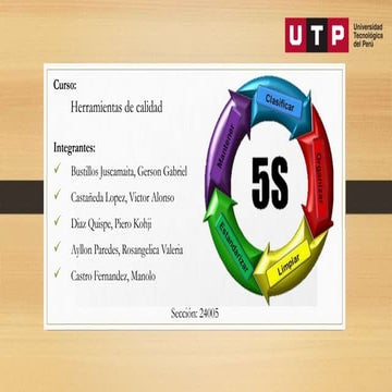 Presentación de la Metodología de las 5S | PDF