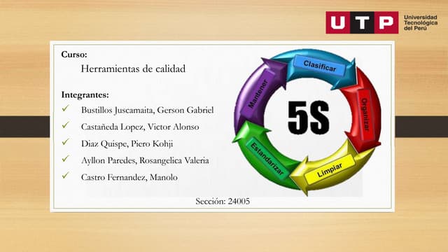 Presentación de la Metodología de las 5S | PDF