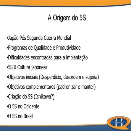 5S - Curso Completo - Módulo 1 - Fundamentos.ppt