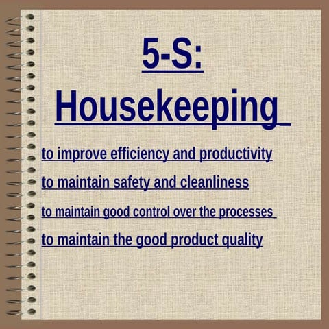 HOUSEKEEPING | PPT
