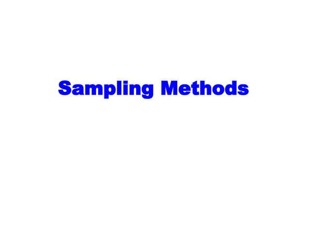 Probability Sampling and Types by Selbin Babu | PPTX