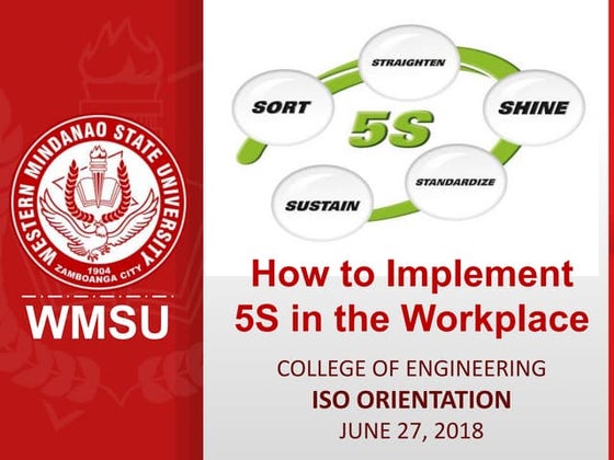 Implementation of 5S in laboratory | PPTX