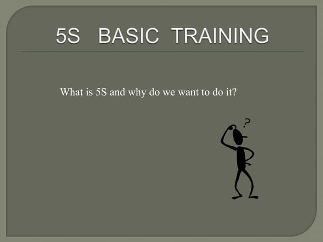 5S Training Presentation | PPT