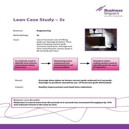 Case Study - 5S (Engineering) | PDF