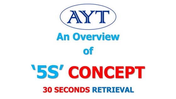 Implementation of 5S in laboratory | PPTX