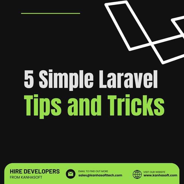 5 Simple Laravel Tips and Tricks | PDF 5 Simple Laravel Tips and Tricks | PDF