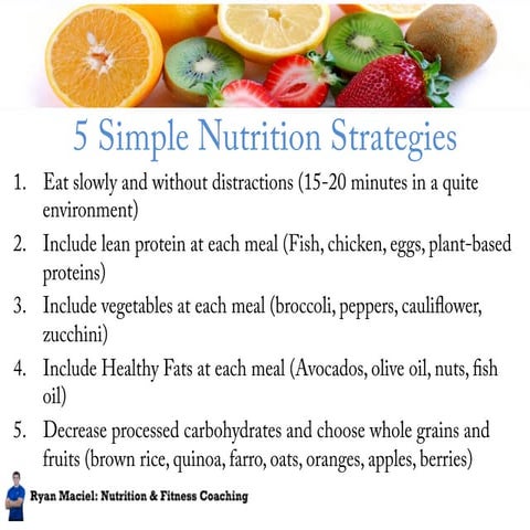 5 simple nutrition strategies | PDF
