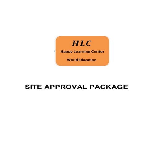 5) site approval package | DOCX