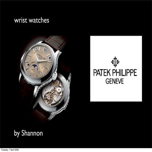 Wrist watches | PDF