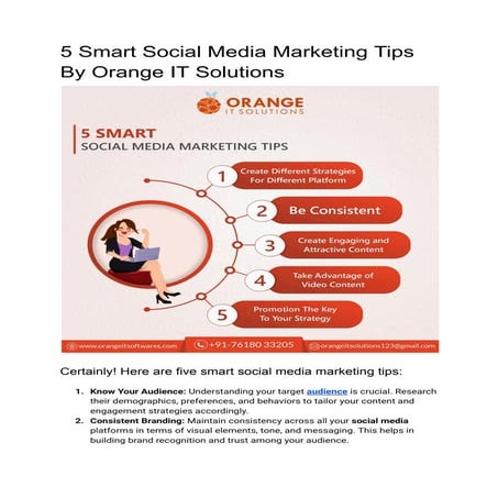 5 Smart Social Media Marketing Tips By Orange IT Solutions.pdf
