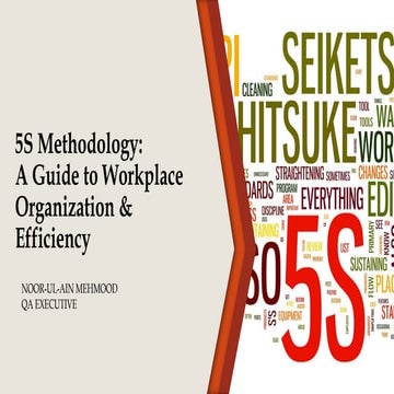 Comprehensive Guide to 5S Methodology for Workplace Efficiency and ...