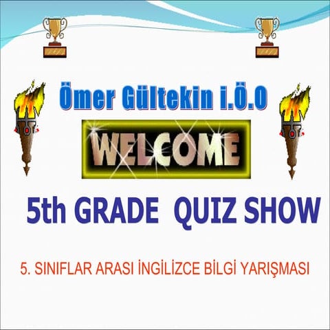 5th Grades Quiz Competition | PPT