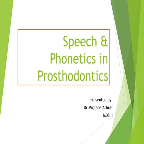 speech and phonetics | PPTX