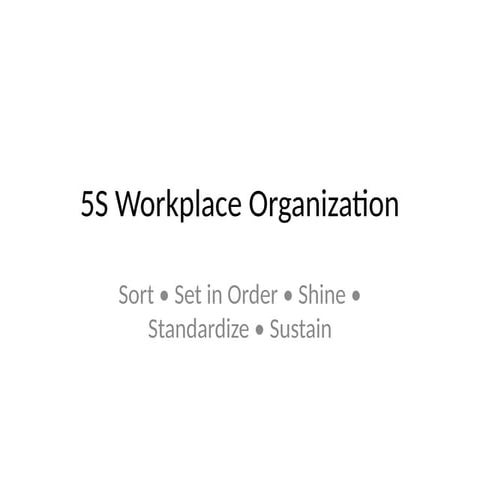 5S_Presentation_With_Notes , includes speaker notes | PPTX