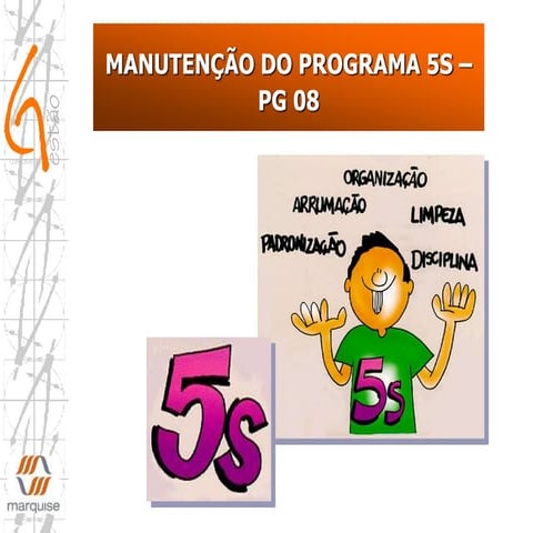 Manutenção dos 5S: organização, limpeza e disciplina para melhoria ...