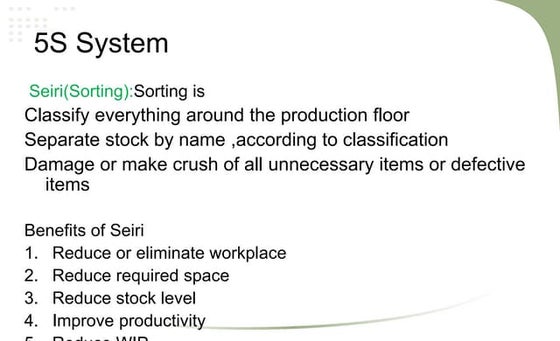 5 s for store | PPT