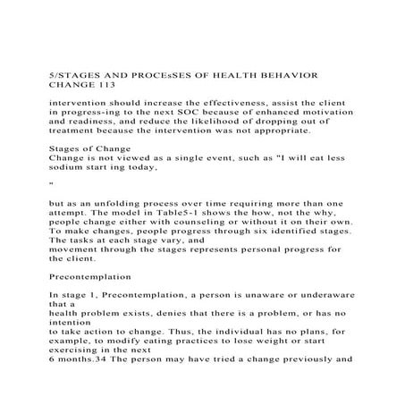 5STAGES AND PROCEsSES OF HEALTH BEHAVIOR CHANGE 113 inter.docx
