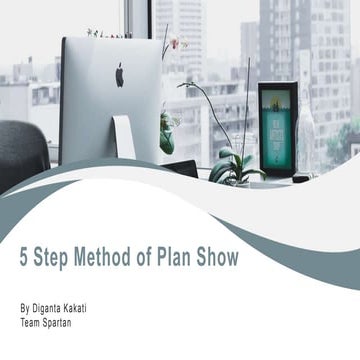 5 step method of plan show in Network Marketing | PPTX