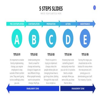 5 STEPS Slides Powerpoint Template for studentspptx | PPTX