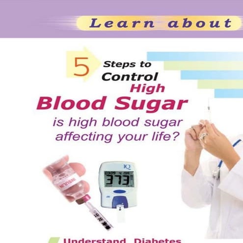 5 Steps to Control High Blood Sugar | PDF