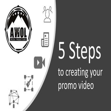 5 steps to creating your promo video | PPT