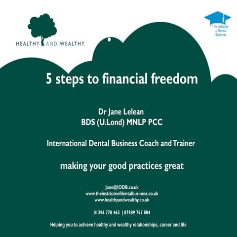 5 steps to financial freedom | PPT