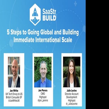 5 steps to going global and building immediate international scale with ...