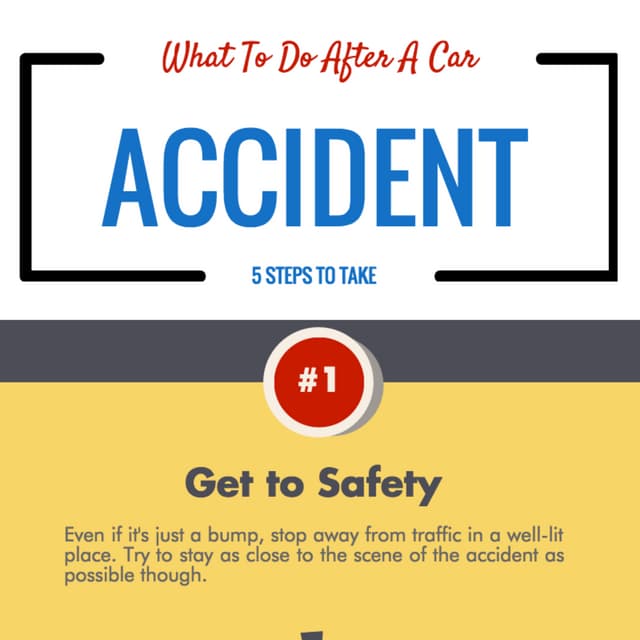 5 Steps To Take After a Car Accident [Inforgraphic] | PDF
