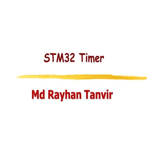 5 STM32's TIMER.ppt