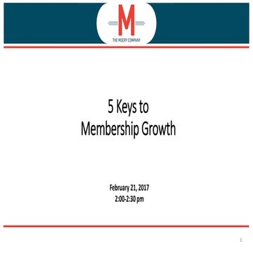 5 Strategies for Successful Membership Growth | PPTX | Sales | Business