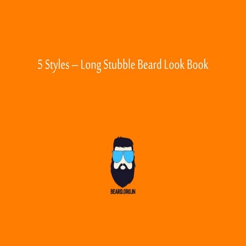 Long Stubble Beard Look Book | PPT