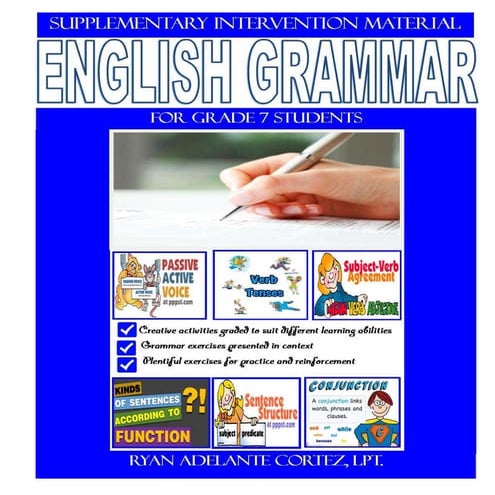 Supplementary Intervention Material in English Grammar 7 by Ryan A ...