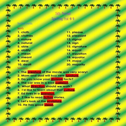 5th. # 4 | DOCX | Style & Fashion