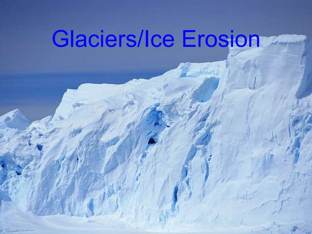 Erosion By Ice