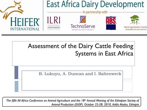 Livestock feed supply and demand in Ethiopia | PDF | Agriculture ...