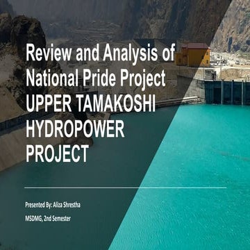 Review and Analysis of National Pride Project UPPER TAMAKOSHI ...