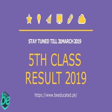 5th class result 2019 | PPTX